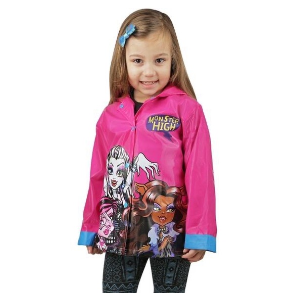 monster high | Jackets & Coats | Monster High Hooded Raincoat | Poshmark